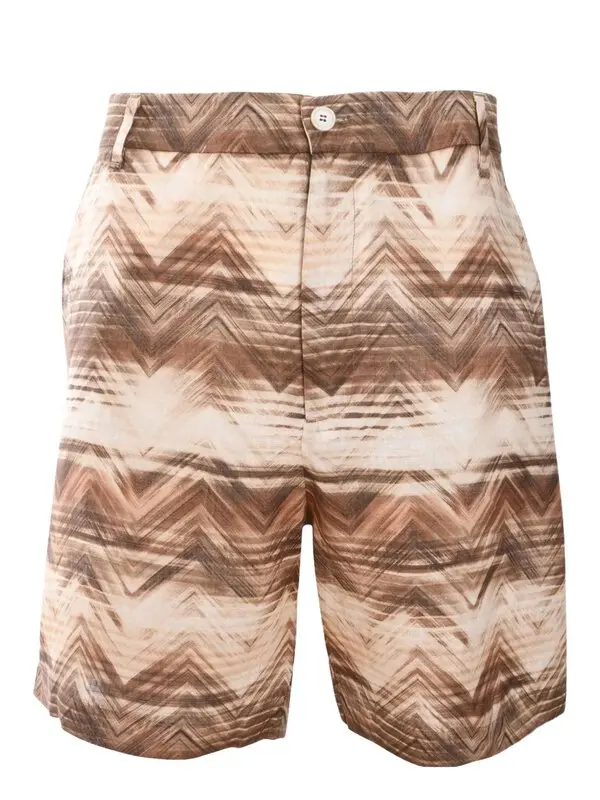 Missoni Printed Shorts - Nude