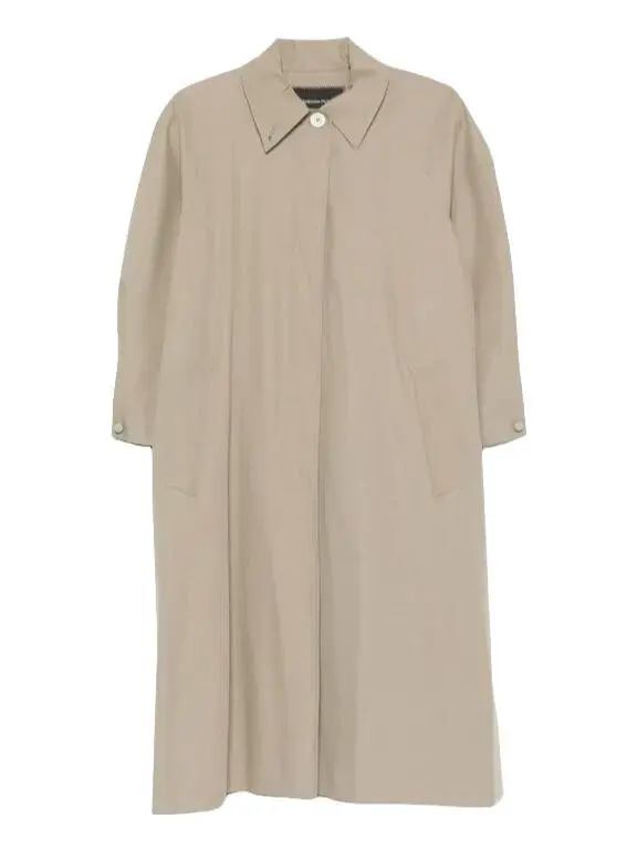 Fabiana Filippi Button Raglan Sleeve Coat - Nude