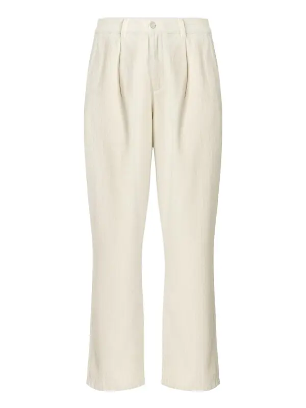 Missoni Cotton Trousers With Herringbone Inserts - Beige