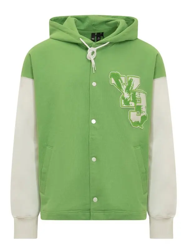 Y3 Gfx Hooded Jacket - Green