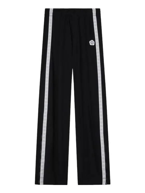 Kenzo Embroidered Trackpants - Black