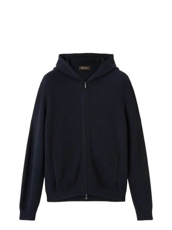Loro Piana Sloop Hoodie - Navy Blue