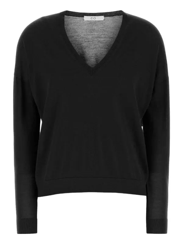 Co V-neck Sweater - Black