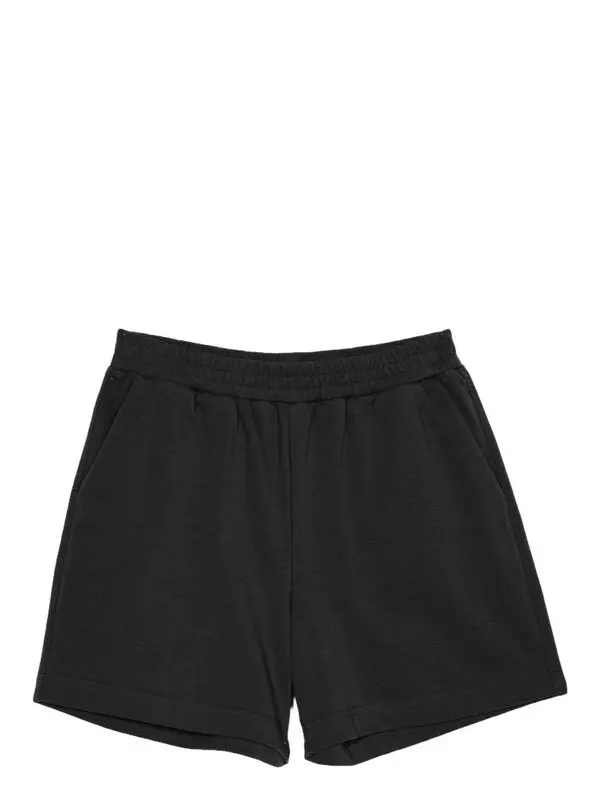 TWINSET High-rise Elasticated Pocket Shorts - Black