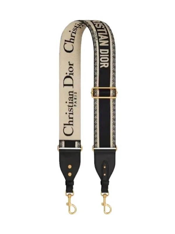 Dior Adjustable Shoulder Strap With Ring - Nude