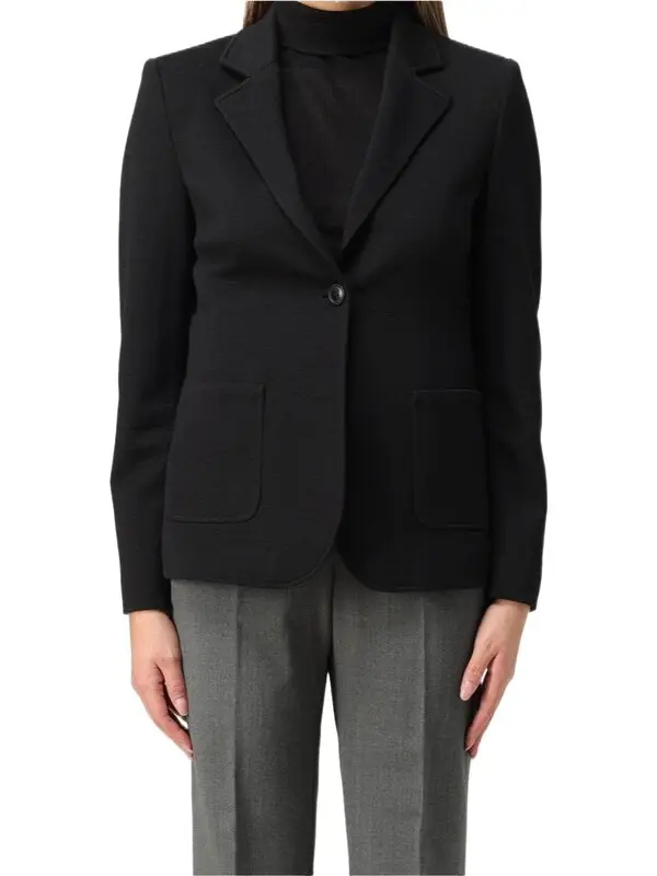 Seventy Single-breasted Blazer With Lapel Collar - Black