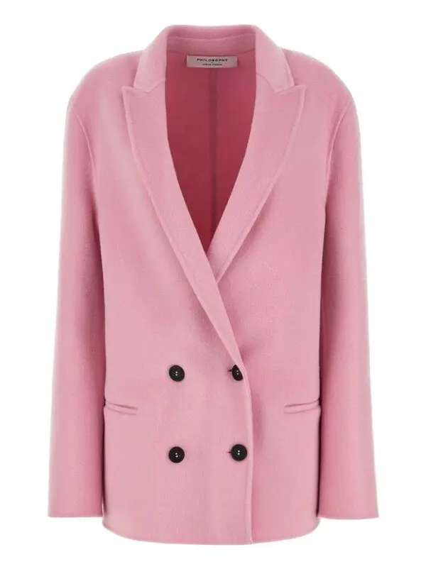 Philosophy Di Lorenzo Serafini Double-breasted Blazer - Pink