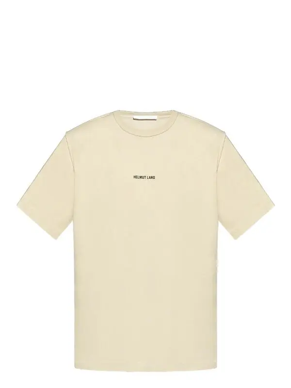 Helmut Lang Inside Out Logo Crewneck T-shirt - Nude