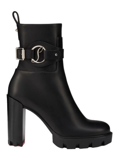 CHRISTIAN LOUBOUTIN Dianouchette" Lug Ankle Boots - Black