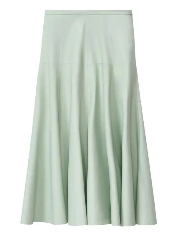 Fabiana Filippi Pleated Midi Skirt - Green