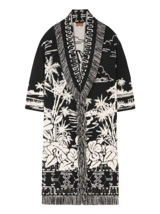 Alanui Palm Grove Tales Coat - Black