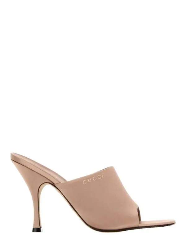 Gucci High Heel Slide Sandals - Pink