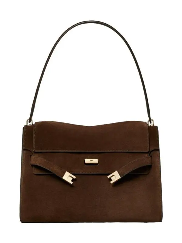 Tory Burch Lee Radziwill Large Shoulder Bag - Brown