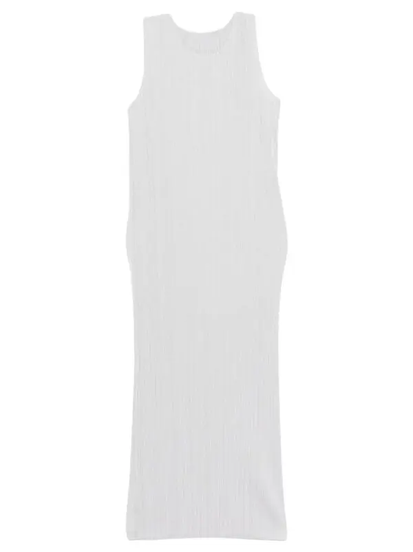 Issey Miyake Sleeveless Maxi Dress - White