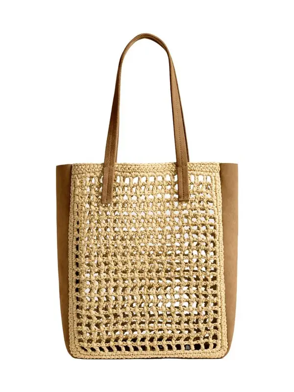 Khaite Small Zoe Woven Tote Bag - Nude
