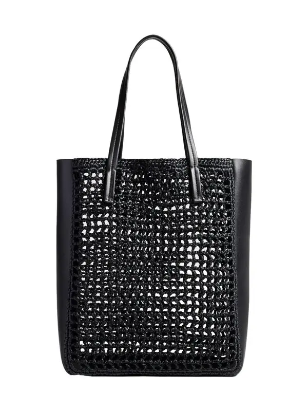 Khaite Zoe Woven Tote Bag - Black
