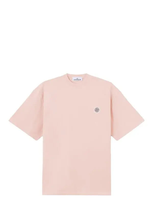 Stone Island Logo-patch T-shirt - Nude