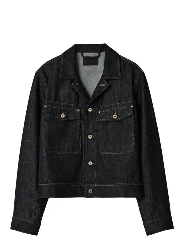 LEMAIRE Denim Trucker Jacket - Slate