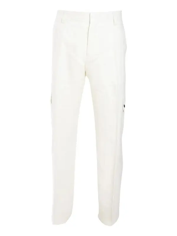Off-White Slim-cut Cargo Trousers - White