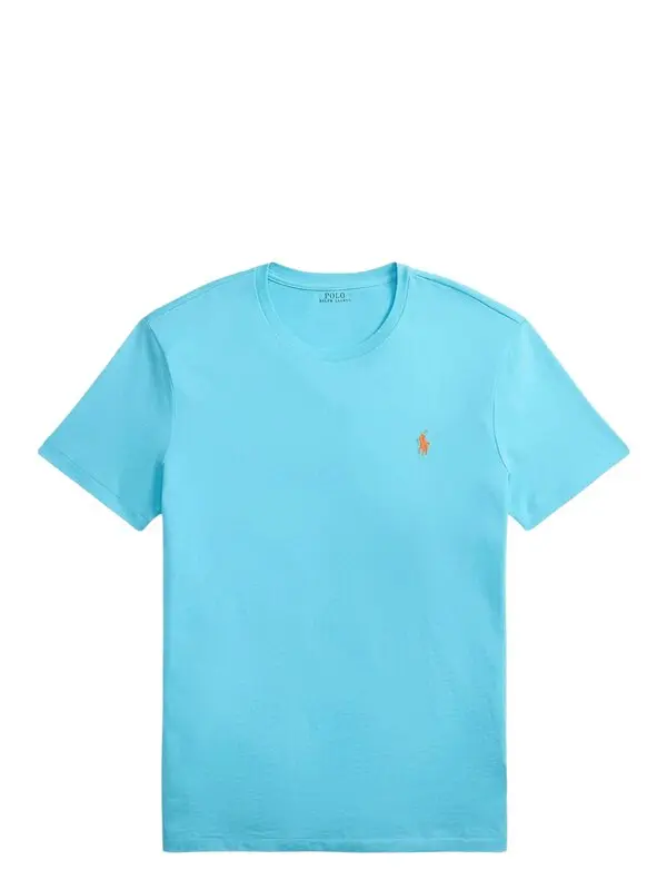 Ralph Lauren Polo Pony Embroidered Crewneck T-shirt - Blue
