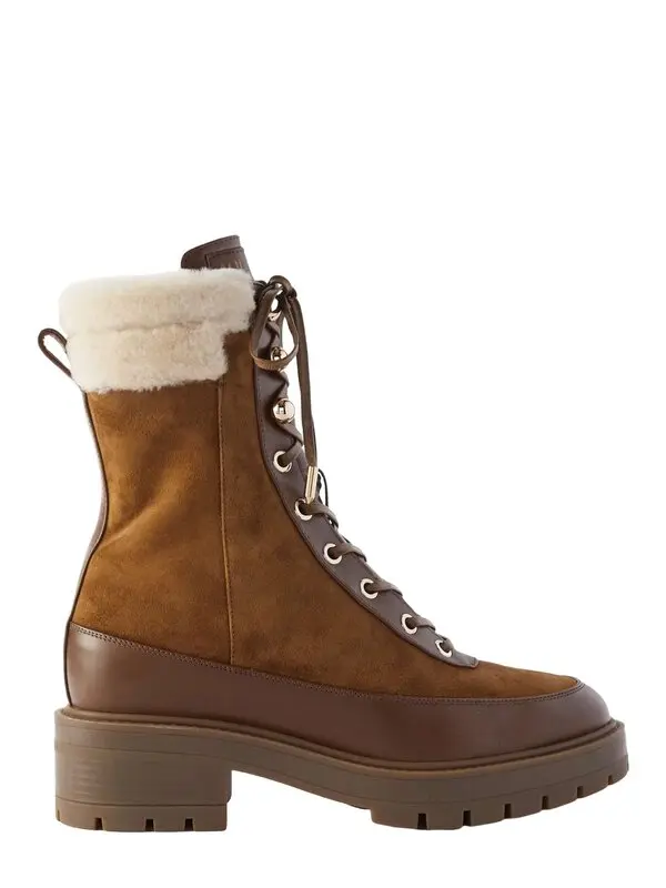 AQUAZZURA Lace-up Ankle Boots - Brown