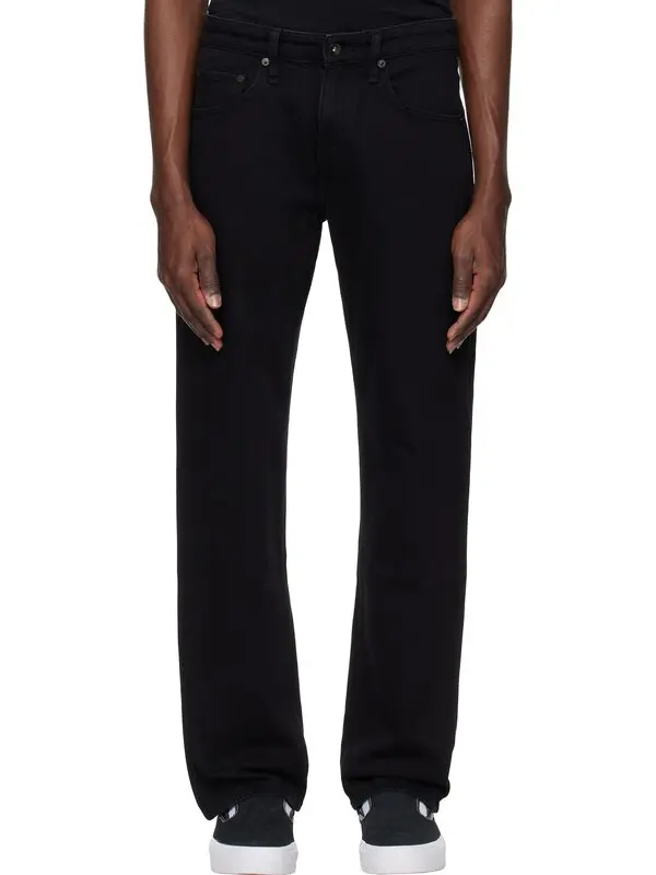 Rag & Bone Straight Leg Jeans - Black