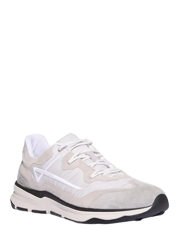 Herno Panelled Lace-up Sneakers - White
