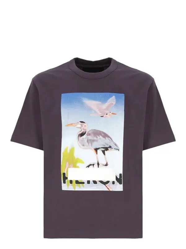 Heron Preston Graphic-printed Crewneck T-shirt - Black