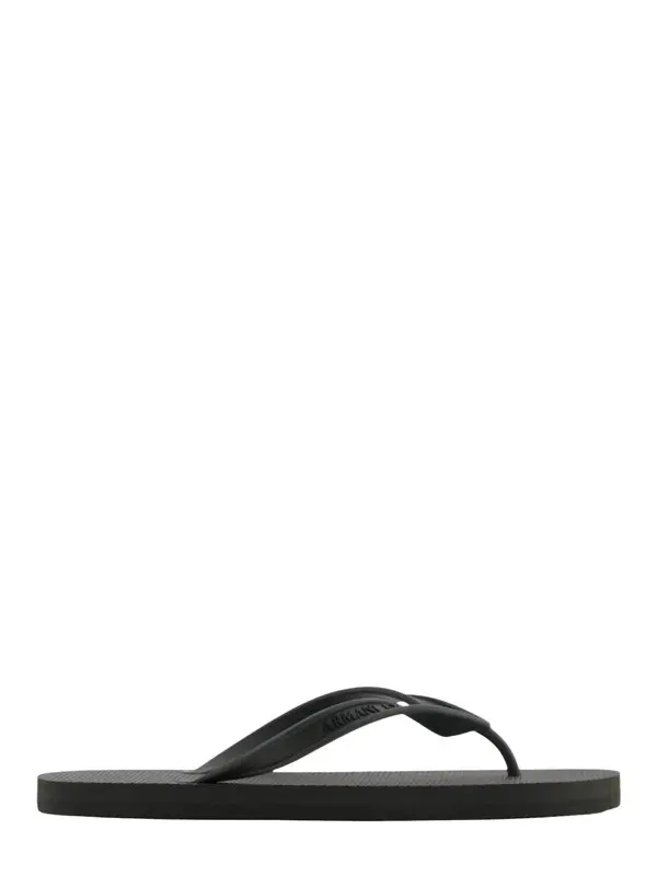 Armani Exchange Flip Flops - Black