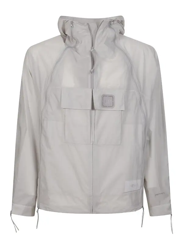 C.P. COMPANY Hooded Utility Jacket - Grey