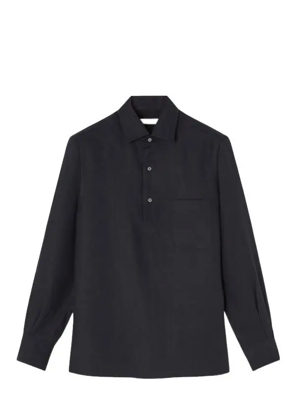 Loro Piana André Polo Shirt - Navy Blue