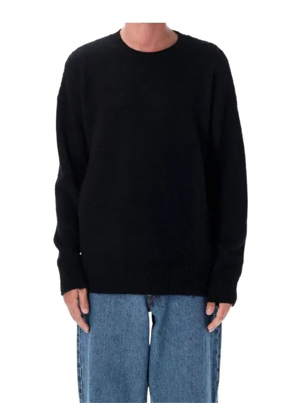 ROBERTO COLLINA Casentino Crewneck Sweater - Black