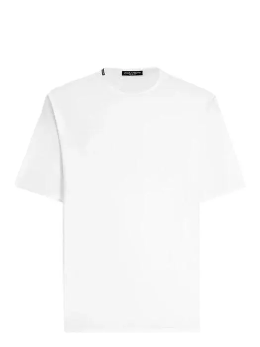 Dolce & Gabbana Logo-tab T-shirt - White