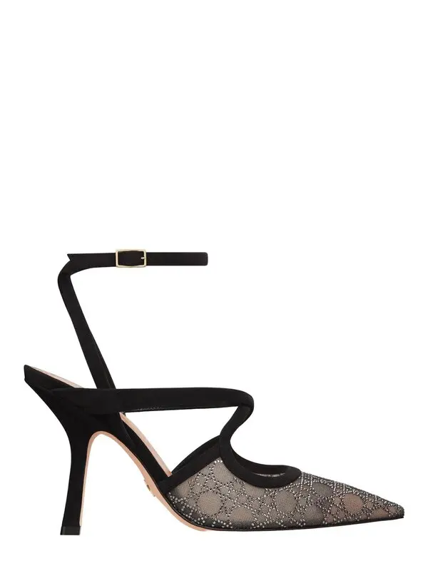 Dior Capture Pump With Ankle Strap - Black