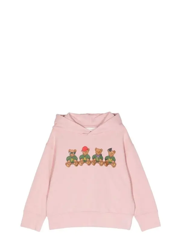 Palm Angels College Bears Hoodie - Pink