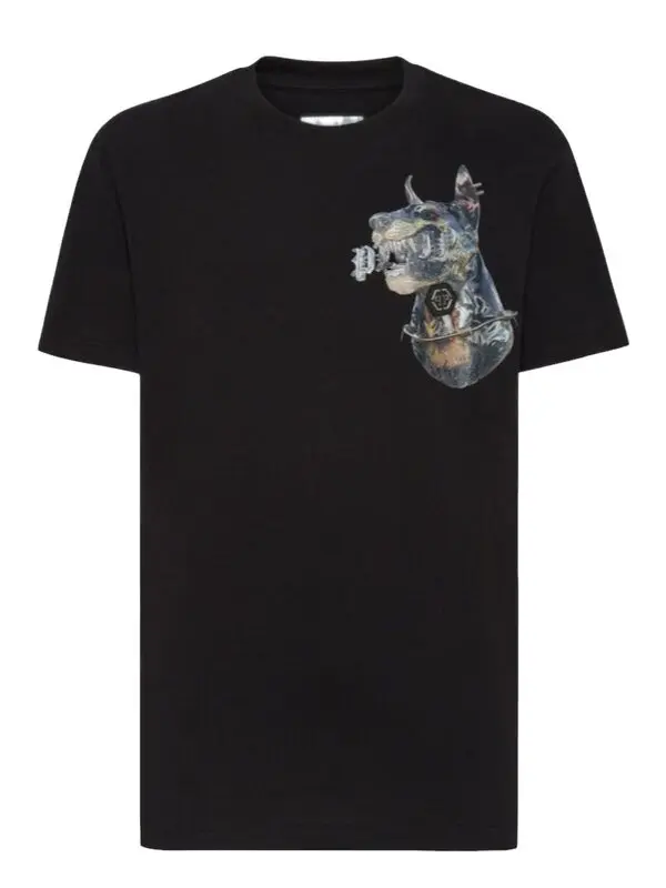 Philipp Plein Round-necked T-shirt - Gray
