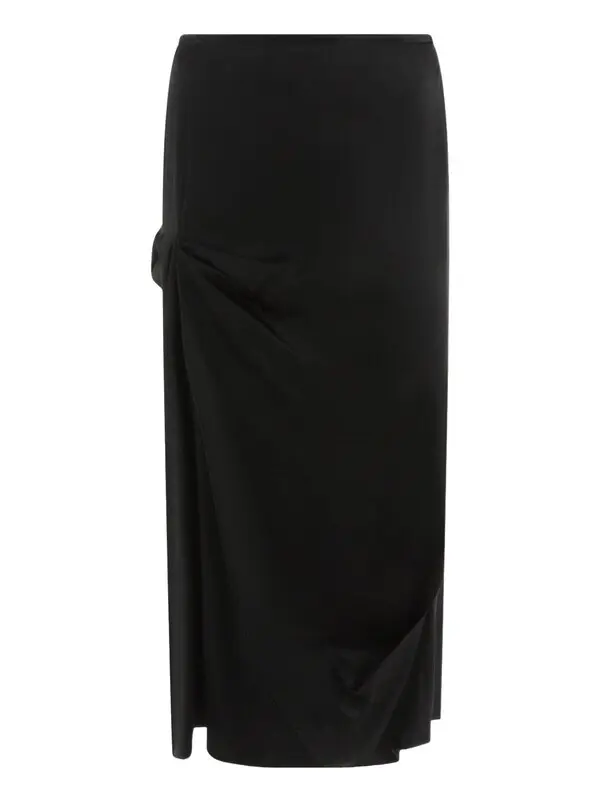 Victoria Beckham Zippered Skirt - Black