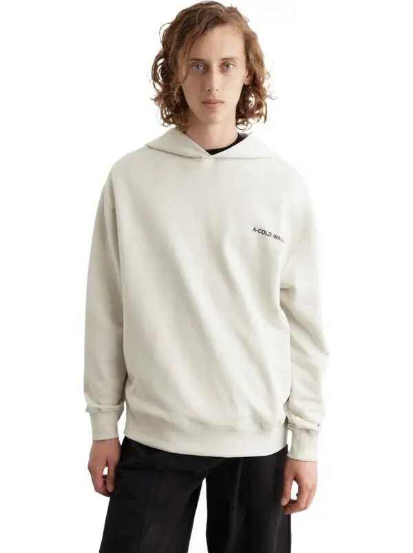 A-COLD-WALL* Long-sleeved Hooded Sweater - White