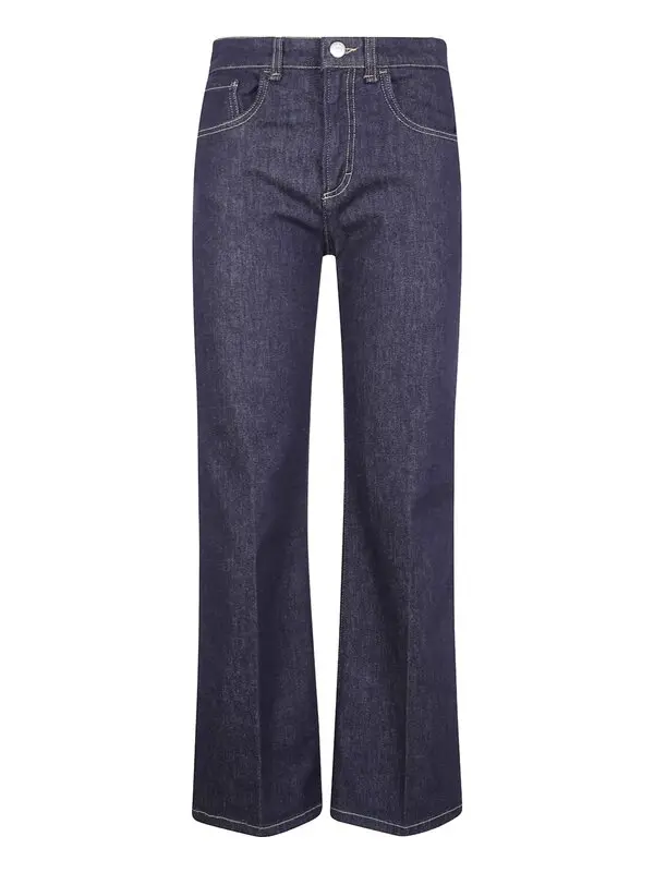Seventy High-waist Straight-leg Jeans - Black