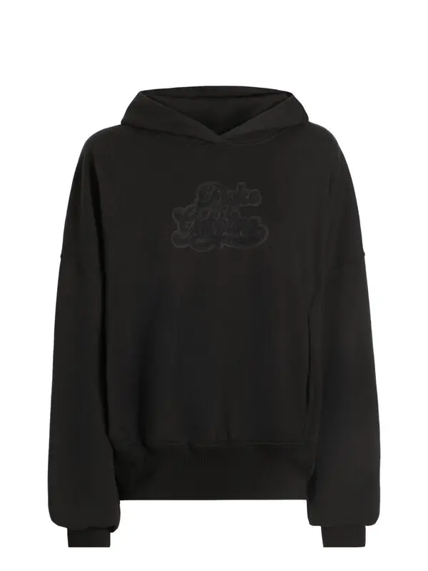 Dolce & Gabbana Long-sleeve Hooded Sweatshirt - Black