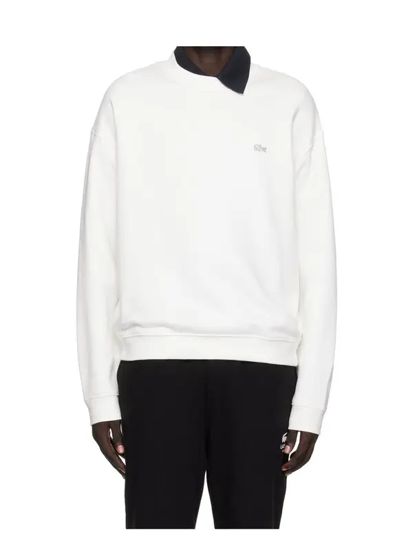 Lacoste Long Sleeve Pullover - White