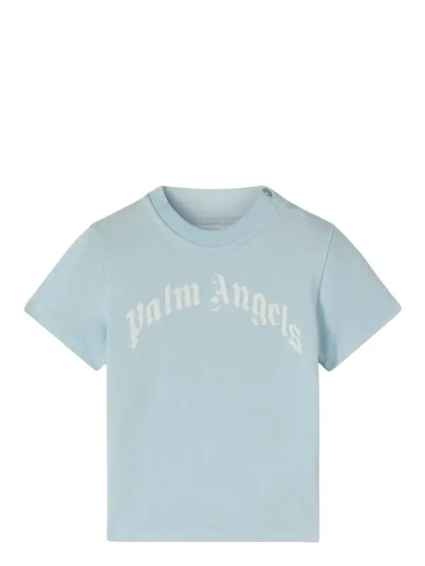 Palm Angels Logo T-shirt - Blue