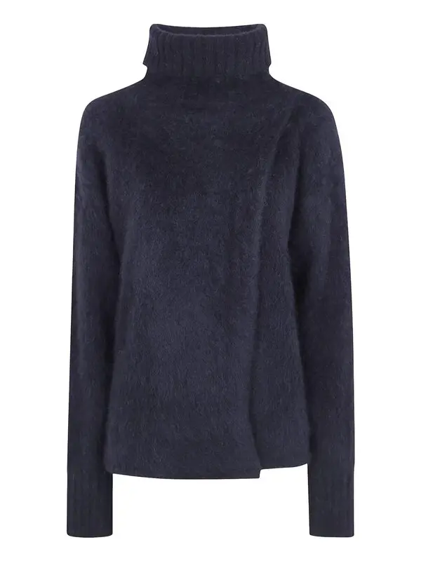UMA WANG Turtleneck Sweater - Black
