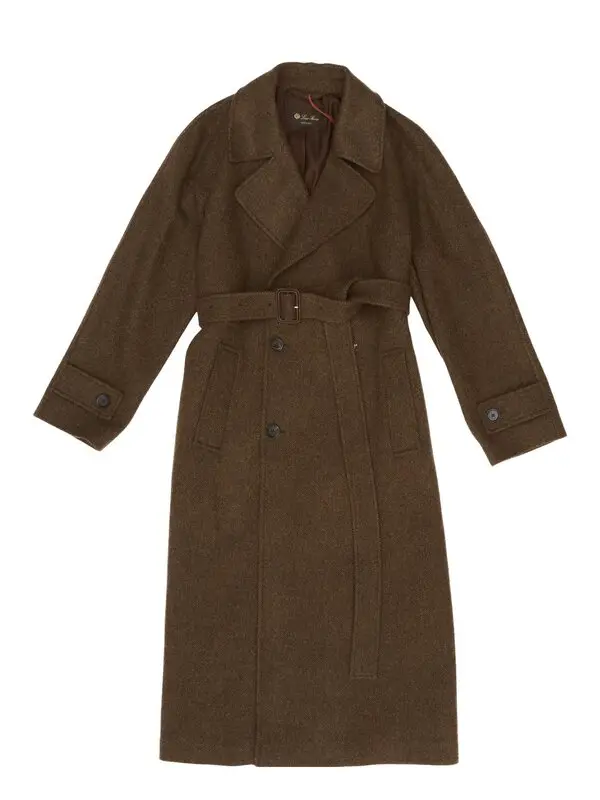 Loro Piana Long Sleeved Coat - Green