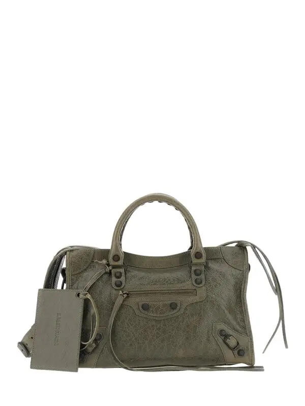 Balenciaga Le City Small Shoulder Bag - Green