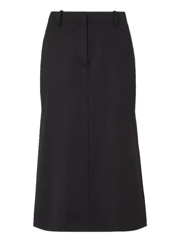 Fendi Belted Midi Skirt - Black