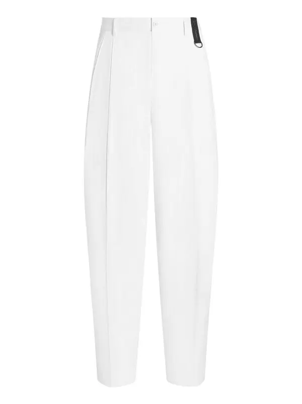Dolce & Gabbana Cotton Gabardine Tailored Trousers - White