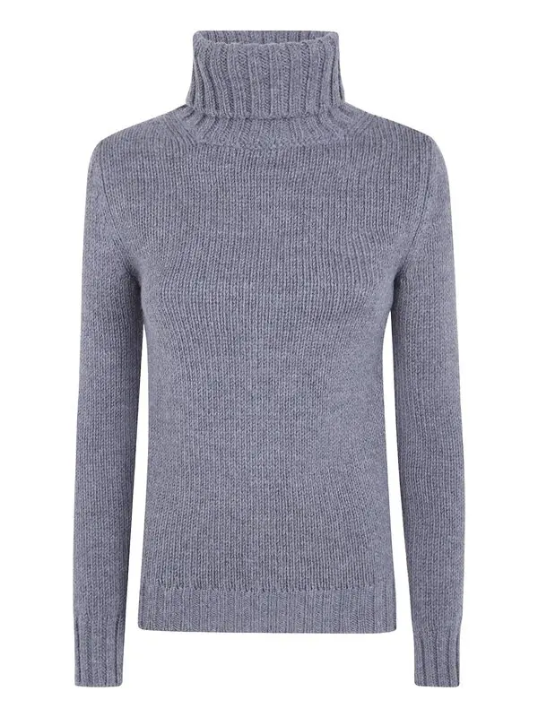 BASERANGE Turtleneck Sweater - Dark Gray