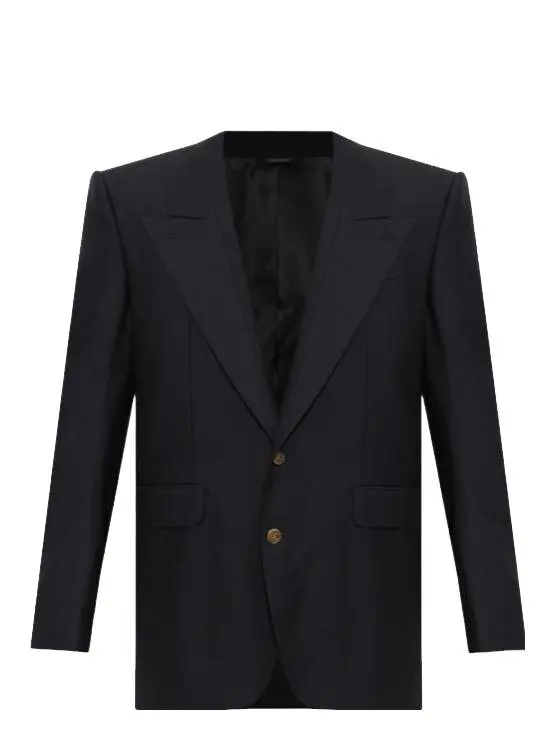 Dolce & Gabbana Dolce Gabbana Single-vent Tailored Blazer - Navy Blue