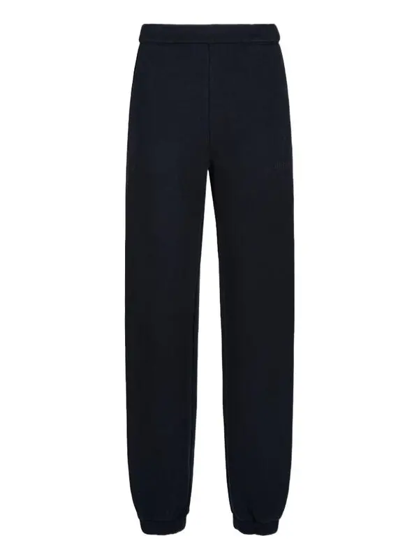 Attico Penny Logo Embossed Long Pants - Black
